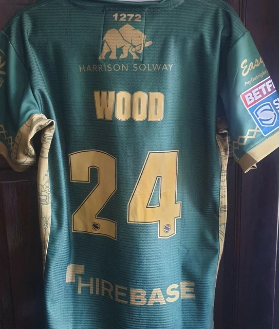 HULL KINGSTON ROVERS 2022 boilermakers match worn shirt #24 Sam Wood ...