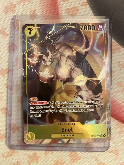 ONE PIECE ENEL OP05 100 SR Alt Art Awakening of the New Era anglais EUR ...