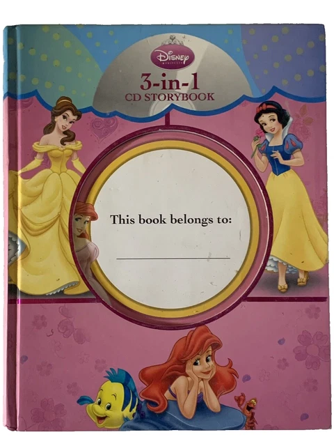 DISNEY PRINCESS 3 in 1 Storybook Damaged Suit Decoupage Scrapbooking ...