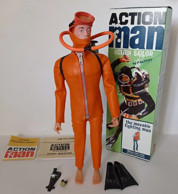 PALITOY ACTION MAN 40th Anniversary Action Sailor Frogman £64.00 ...
