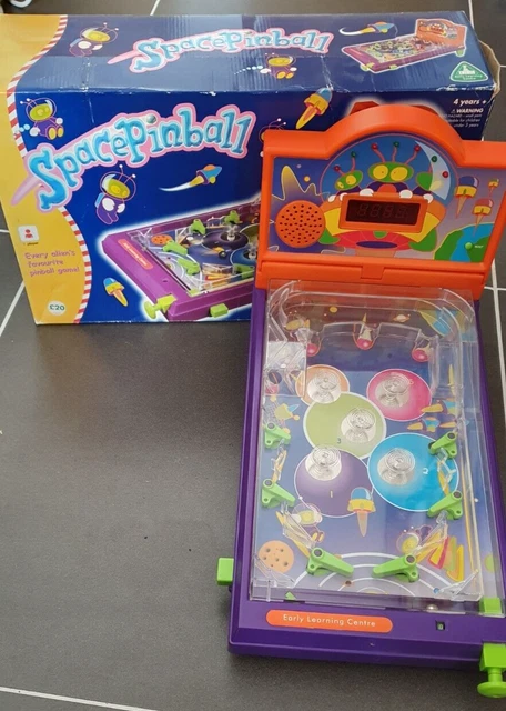 RETRO TABLETOP SPACE Pinball Machine Arcade Score Sensor Sound Lights £ ...