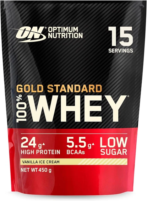 OPTIMUM NUTRITION GOLD Standard 100% Whey Muscle Building and Recovery ...