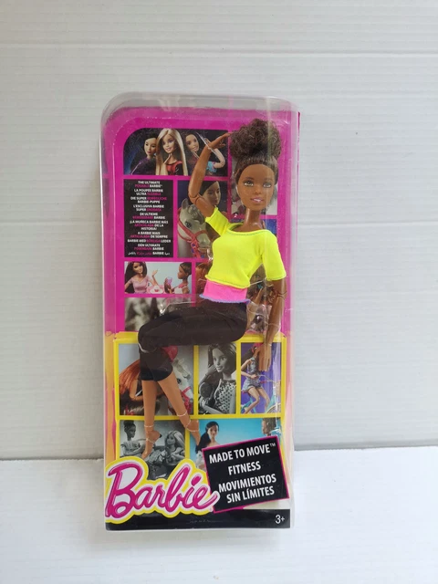 BARBIE FIRST ISSUE Asha Endless Made to Move Yoga Black Jointed Doll ...