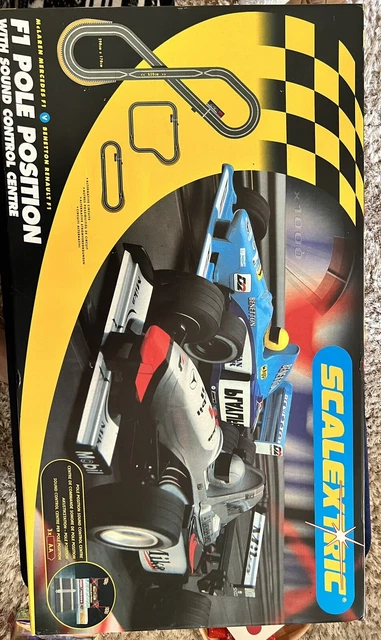 SCALEXTRIC SET F1 Pole Position Mclaren Mercedes F1 vs Benetton Renault ...