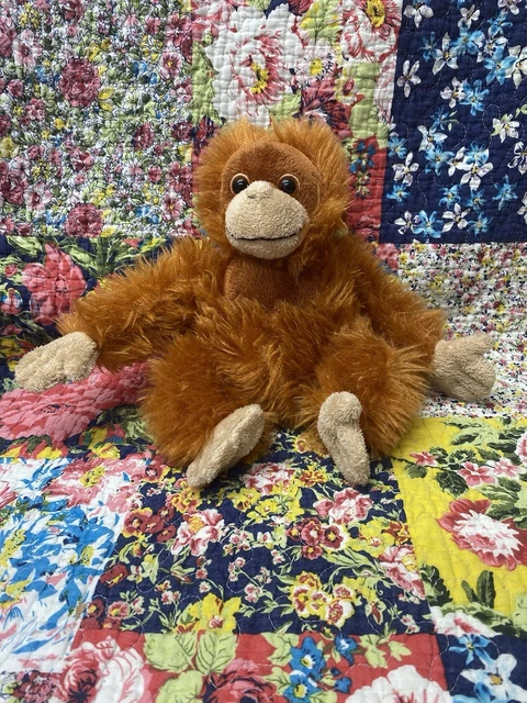 ICELAND ORANGUTAN SOFT Toy 10.5” Orange Monkey Collectible Ravensden ...