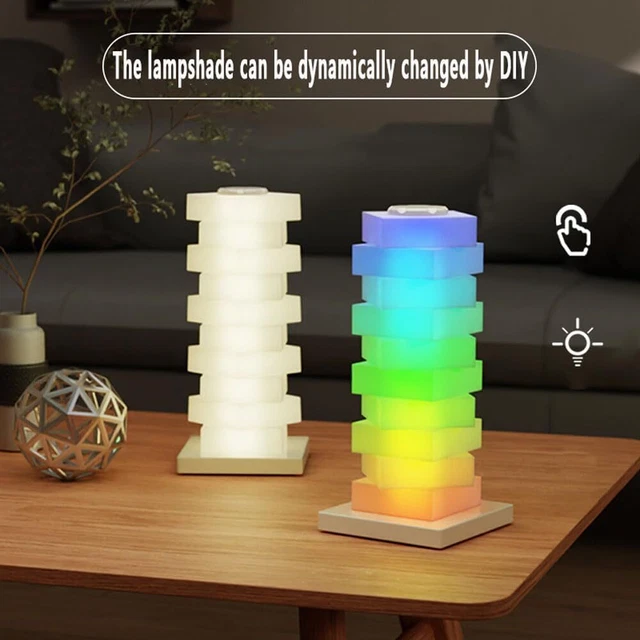 LED TOUCH NIGHT Light 15W Wireless Charger RGB Color Changing Bedside ...