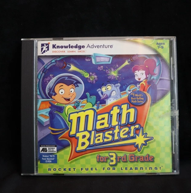 MATH BLASTER FOR 3rd Grade (Windows/Mac, 1999) Jewel Case $15.90 ...