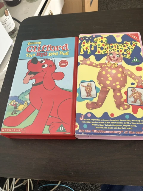 VHF TAPE CLIFFORD The Big Red Dog & Mr Blobby £7.59 - PicClick UK
