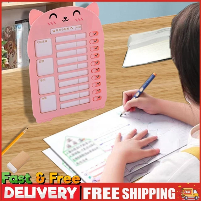 DAILY ROUTINE CHART Cute Portable Chore Chart Memo Board Essential Habit Tracker £6.59 - PicClick UK