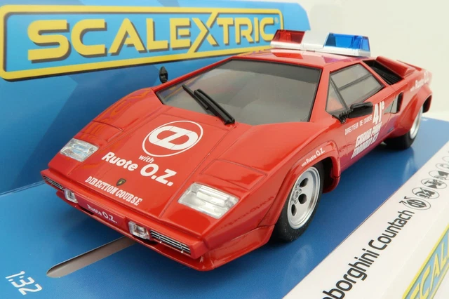 SCALEXTRIC C4329 LAMBORGHINI Countach 1983 Monaco GP Safety Car Slot ...
