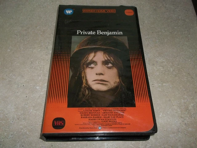 PRIVATE BENJAMIN VINTAGE Box Clamshell VHS Tape 1982 Warner Brothers £ ...
