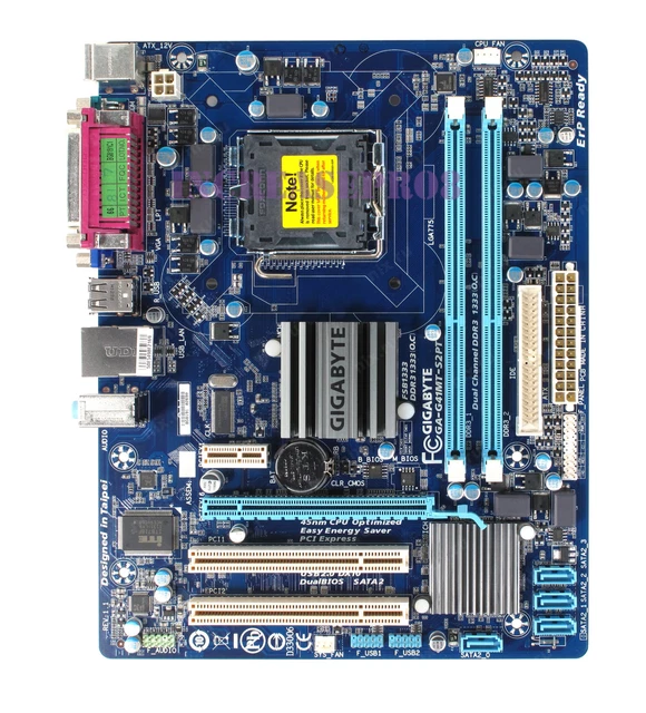 GIGABYTE GA-G41MT-S2PT MOTHERBOARD SOCKET LGA 775 Intel G41 DDR3 DIMM ...