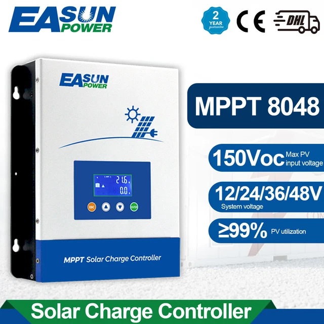 MPPT 80A SOLAR Charge Controller and Discharge Controller 12V 24V 36V ...