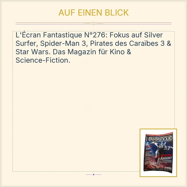 MARKENLOS L'ÉCRAN FANTASTIQUE N°276 Silver Surfer Spider-Man Revue EUR ...