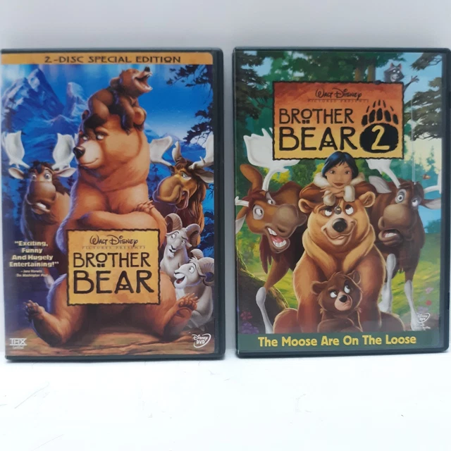 DISNEY'S BROTHER BEAR 1 & 2 DVD Lot Combo Disney Collection SHIPs Out ...