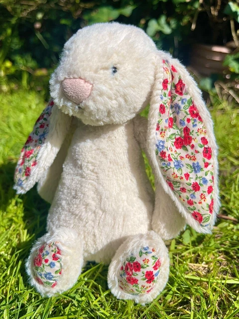 JELLYCAT / JELLY Cat Small Blossom Cream Bunny Rabbit Soft Plush Toy ...