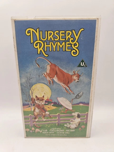 NURSERY RHYMES VHS - Pickwick Video Cartoon Animation PAL UK 1982 Very ...