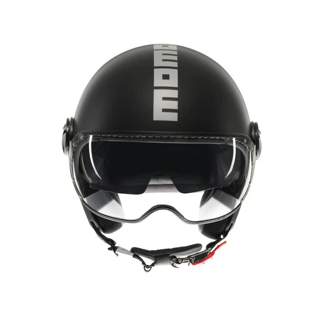 CASCO MOTO JET MOMO DESIGN FGTR EVO E2206 Nero opaco / silver EUR 200 ...