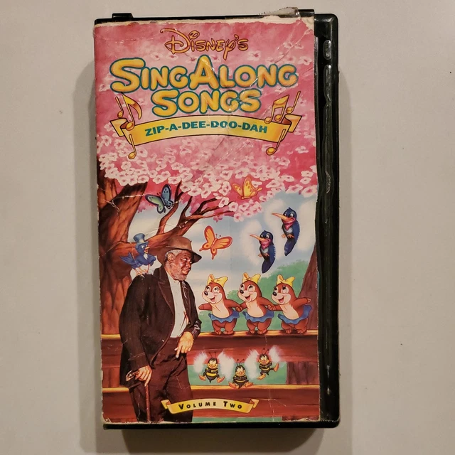 DISNEYS SING ALONG Songs -Zip-A-Dee-Doo-Dah Volume 2 VHS EUR 6,65 ...