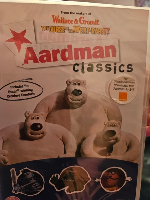 WALLACE & GROMIT Aardman Classics The Curse Of Were-Tabbit Dvd New ...