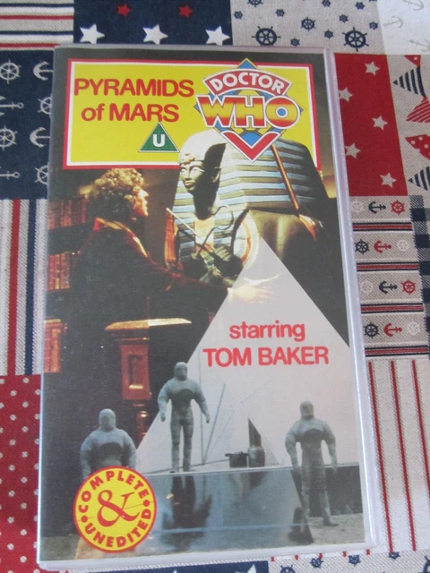 DOCTOR WHO PYRAMIDS Of Mars Starring Tom Baker Bbc Vhs Video Tape Uk ...