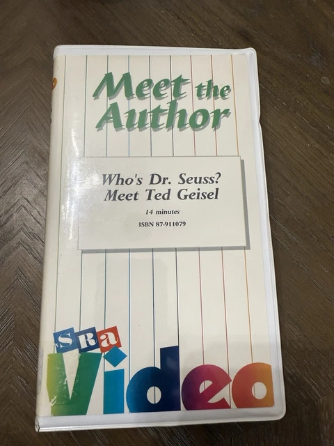 RARE DR SEUSS VHS Meet The Author £31.46 - PicClick UK