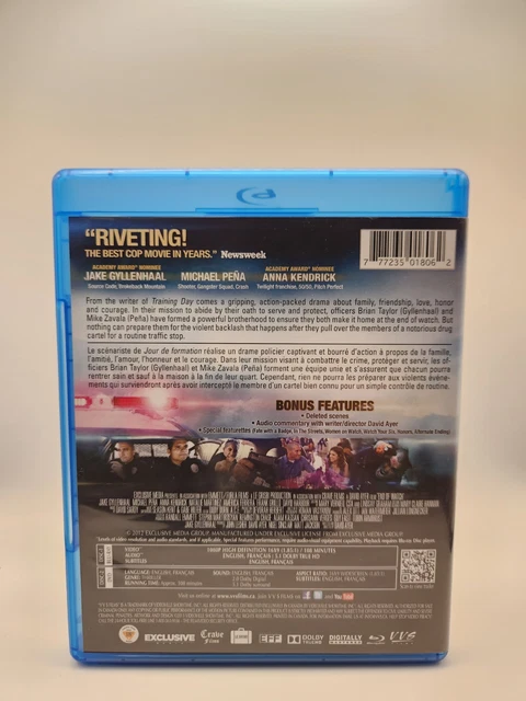 END OF WATCH (Blu-ray ONLY, 2013) Jake Gyllenhaal, Michael Peña $6.89 ...