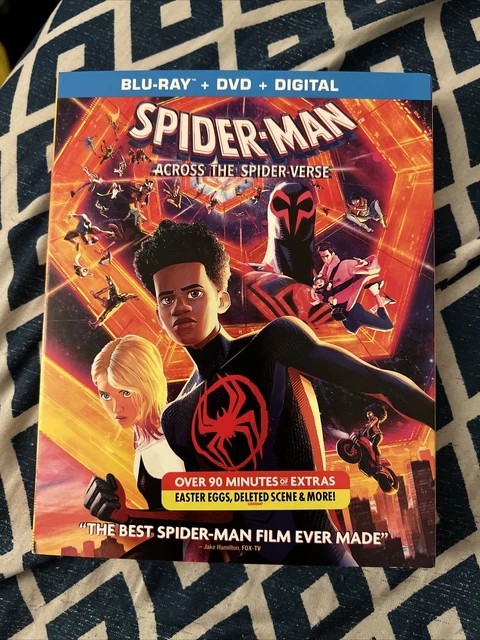 Spider Man Across The Spider Verse Bd Dvd Combo Digital Blu Ray Hot