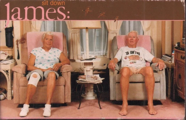 JAMES SIT DOWN cassette UK Fontana 1998 cassette single in card outer ...
