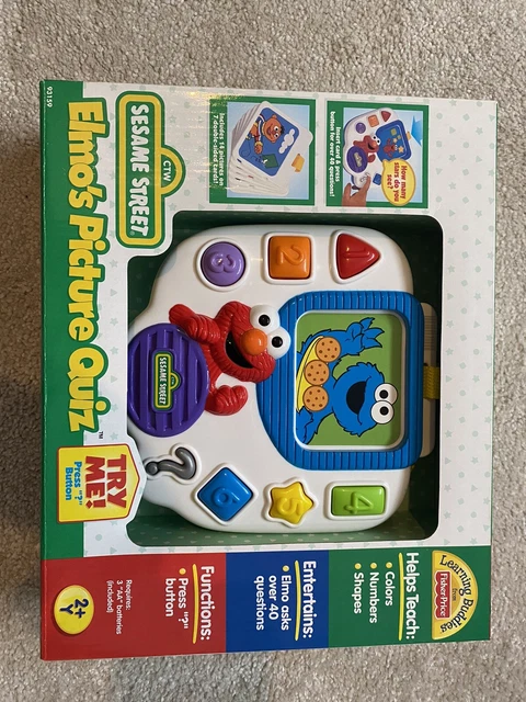 SESAME STREET ELMO’S picture quiz 2000s £36.00 - PicClick UK