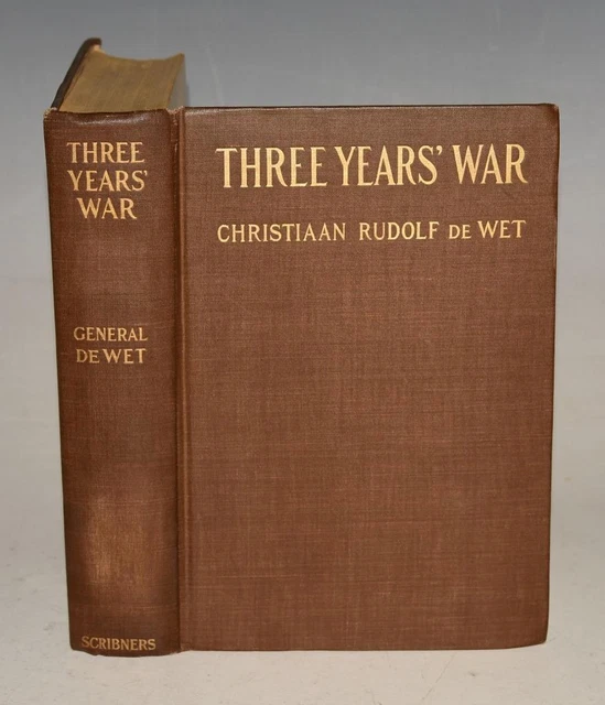 CHRISTIAAN RUDOLF DEWET Three Years War Plans Map Boer War South Africa ...
