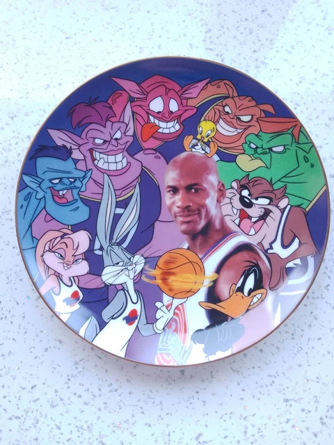 WARNER BROS GALLERY Collectors Edition Plate Michael Jordan Space Jam ...