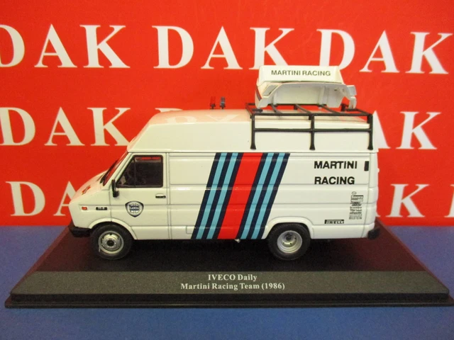 DIE CAST 1/43 Modellino Furgone Iveco Daily Lancia Martini Rally Team ...