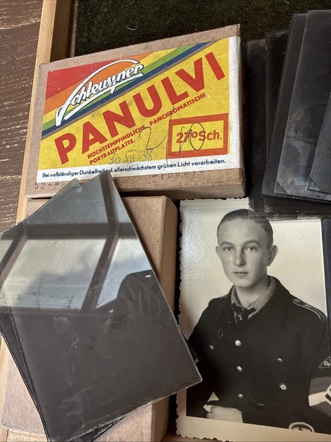 JUNGVOLK OST SCHLESIEN Mitte Thüringen 11 Glas Negative 7x10 Partei in ...