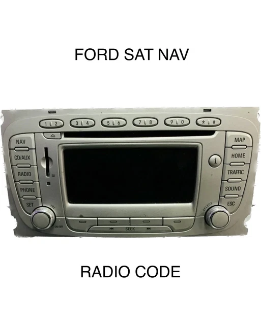FORD SAT NAV Radio Code Blaupunkt Travelpilot Stereo Dekodierung ...