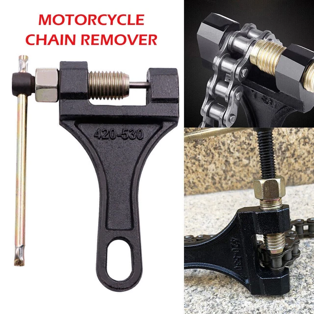 MOTORCYCLE CHAIN BREAKER Splitter Link Pin Iron Removal Motor-Bike Tool ...