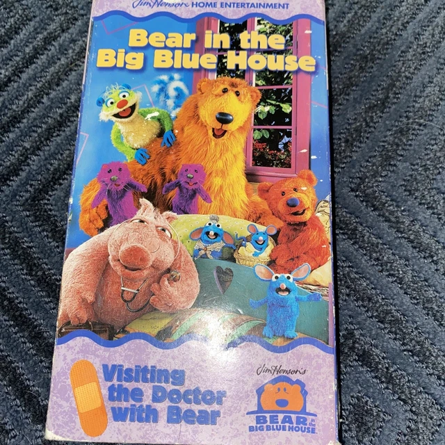 BEAR IN THE BIG BLUE HOUSE Visiting the Doctor w/ Bear VHS Video Tape £ ...