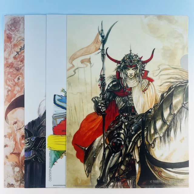 SET 4 CLEAR Files Final Fantasy - Fantasy Art Exhibition - Yoshitaka ...