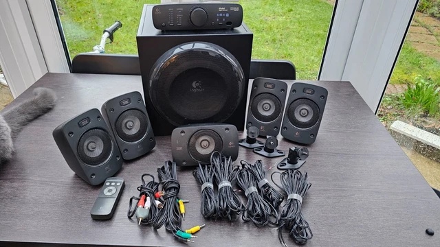 LOGITECH Z906 THX 5.1 Surround Sound Speakers £167.12 - PicClick UK