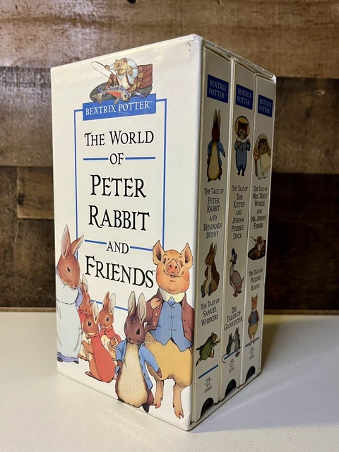 BEATRIX POTTER THE World of Peter Rabbit & Friends Box Set 1993 VHS ...
