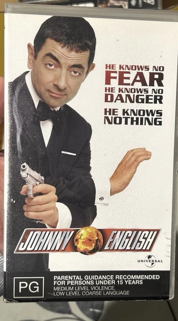 JOHNNY ENGLISH - VHS Movie Comedy Rowan Atkinson £8.64 - PicClick UK