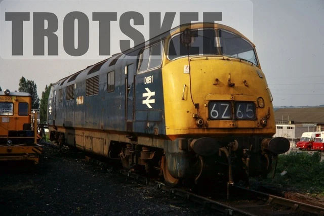 35MM SLIDE BR British Railways Diesel Loco Class 43 D851 Newton Abbot ...