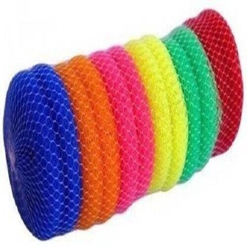 ROUND PLASTIC SCRUBBER for Teflon pots and Pans Cleans up 48 PCS FREE ...