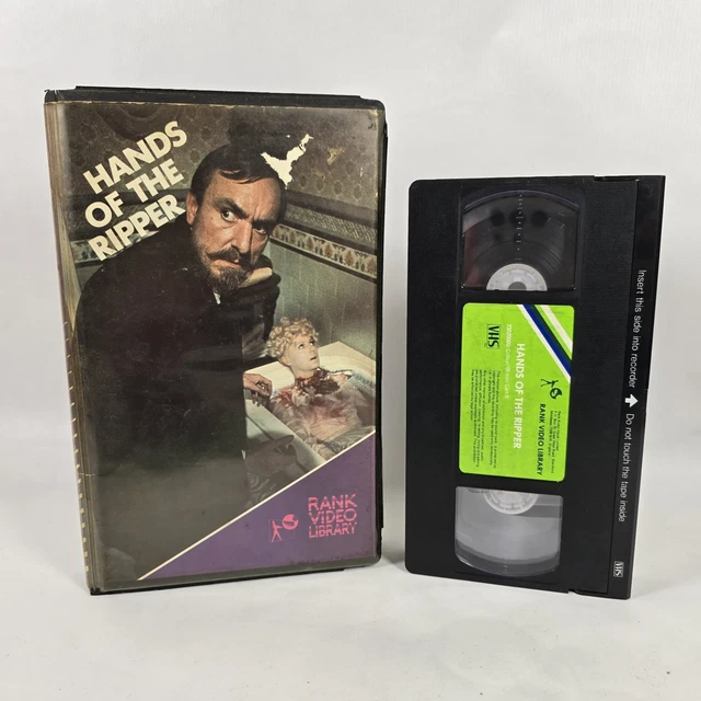 HANDS OF THE Ripper VHS Video Rank Video Library 1971 Hammer Horror ...
