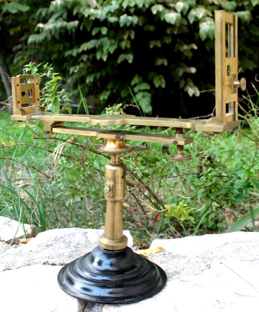ANTIQUE GEOMETER BEZEL lithograph theodolite pantometer £221.52 ...
