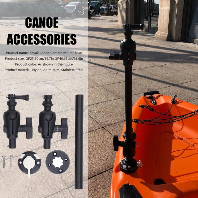 KAYAK ACTION CAMERA Mount Mounting Base Attachment Canoes Accessories ...