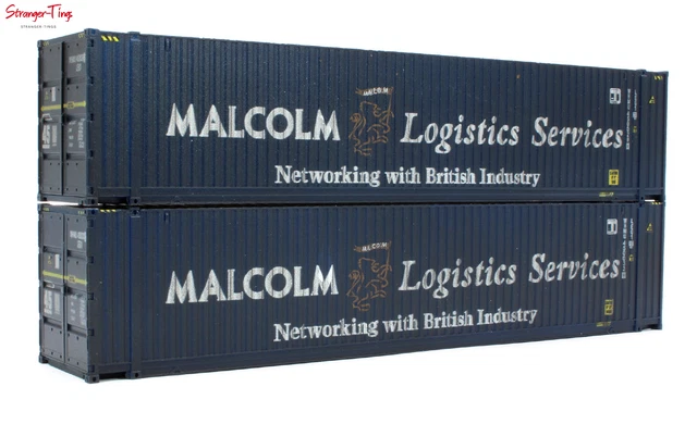 DAPOL 45FT HI-CUBE Container Pack (2) Malcolm Logistics Weathered OO ...