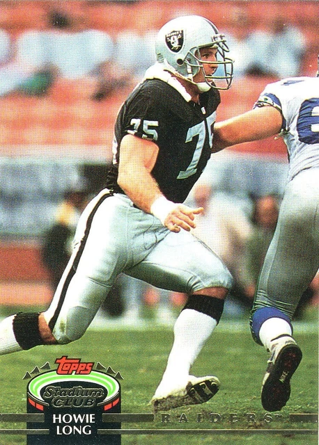 1992 STADE-CLUB HOWIE Long RAIDERS Villanova HOF EUR 1,09 - PicClick FR