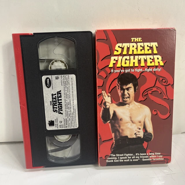 THE STREET FIGHTER (VHS, 1995) Sonny Chiba New Line Cinema VCR Video ...