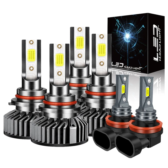 FOR TOYOTA MATRIX 2009-2014 LED Headlight High Low Beam Fog Light Bulbs ...